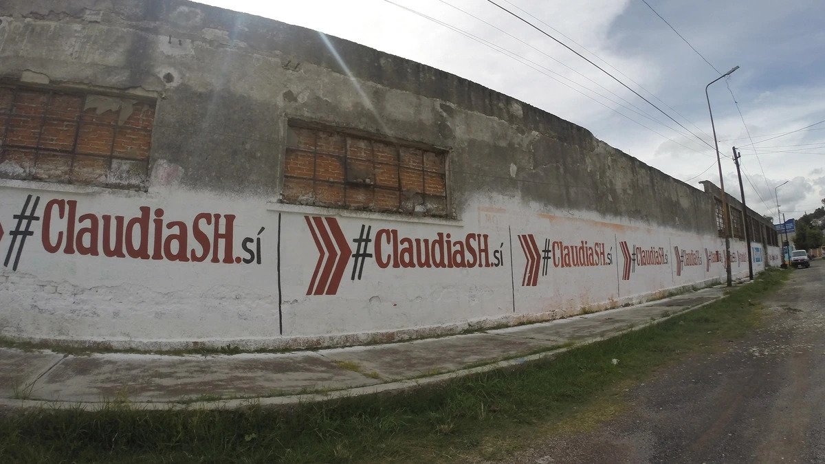 INE ordena a Claudia Sheinbaum frenar bardas pintadas a su favor ...