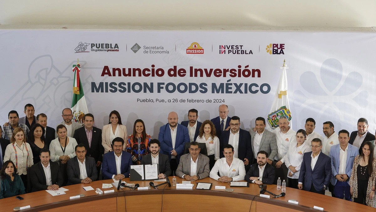 Mission Foods anuncia inversión por 791 mdp en Puebla - Ambas Manos